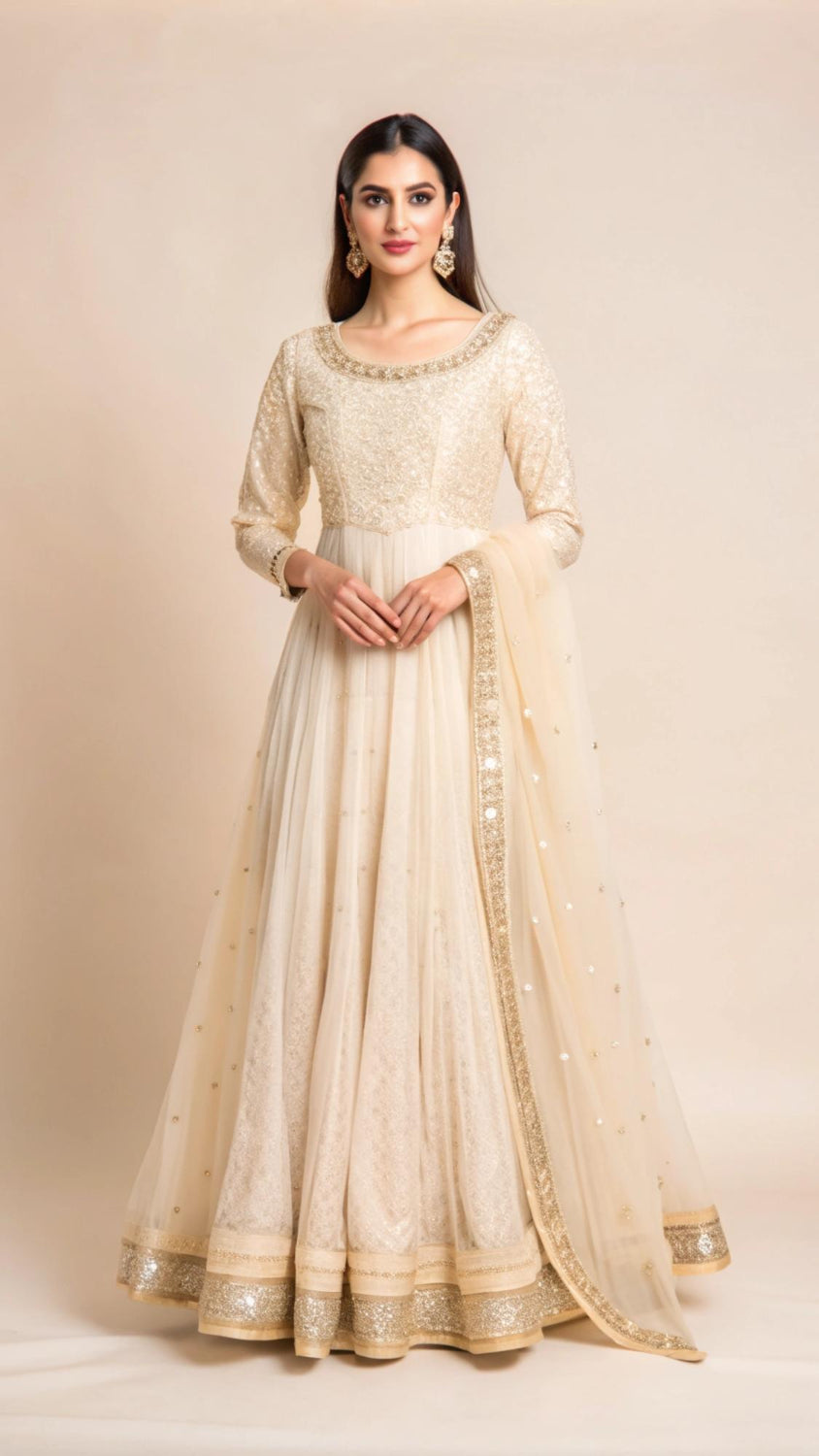 Perfect Designer Anarkali Suit for Weddings – Cotton Culture